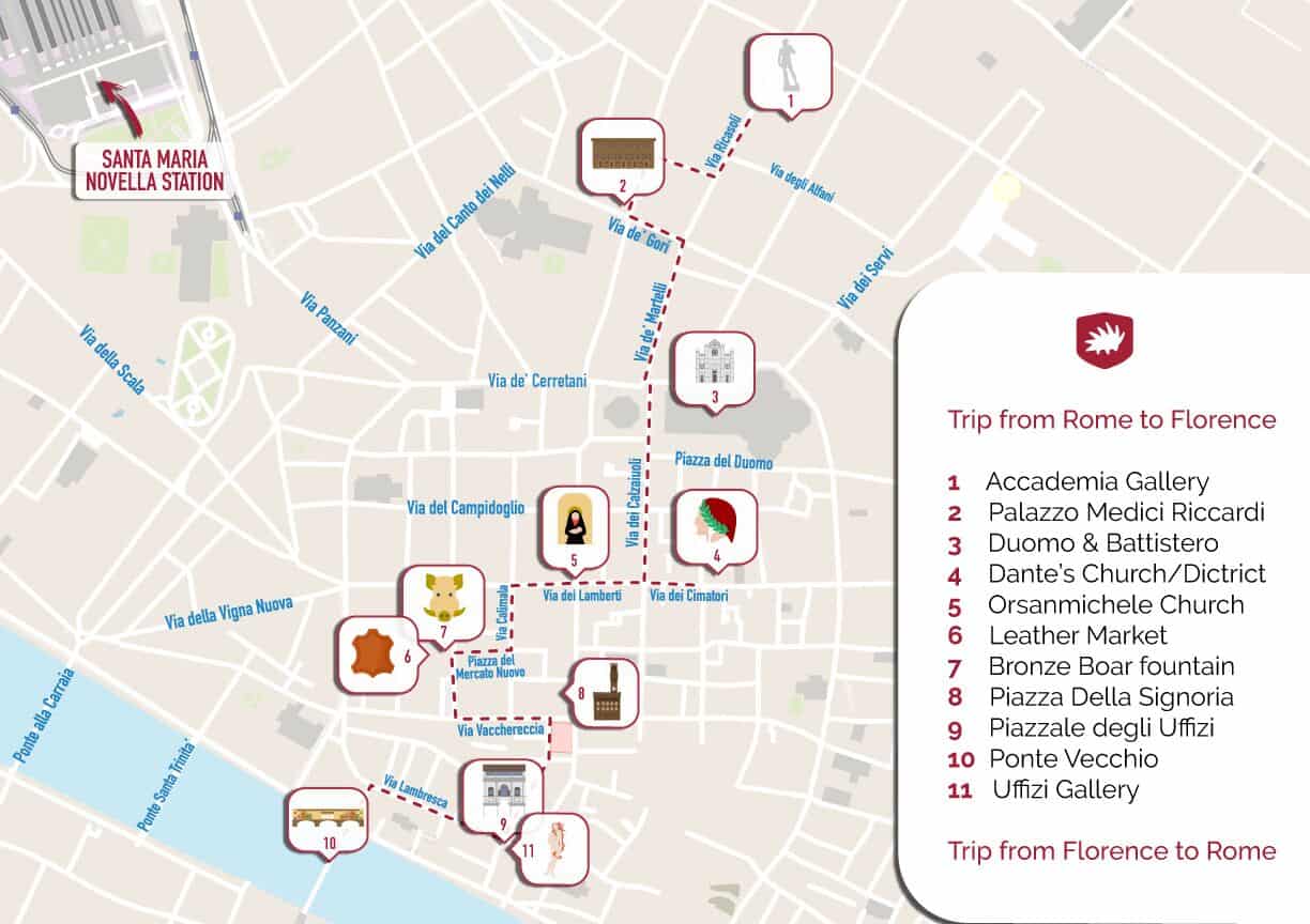 Riverline Florence Station Map